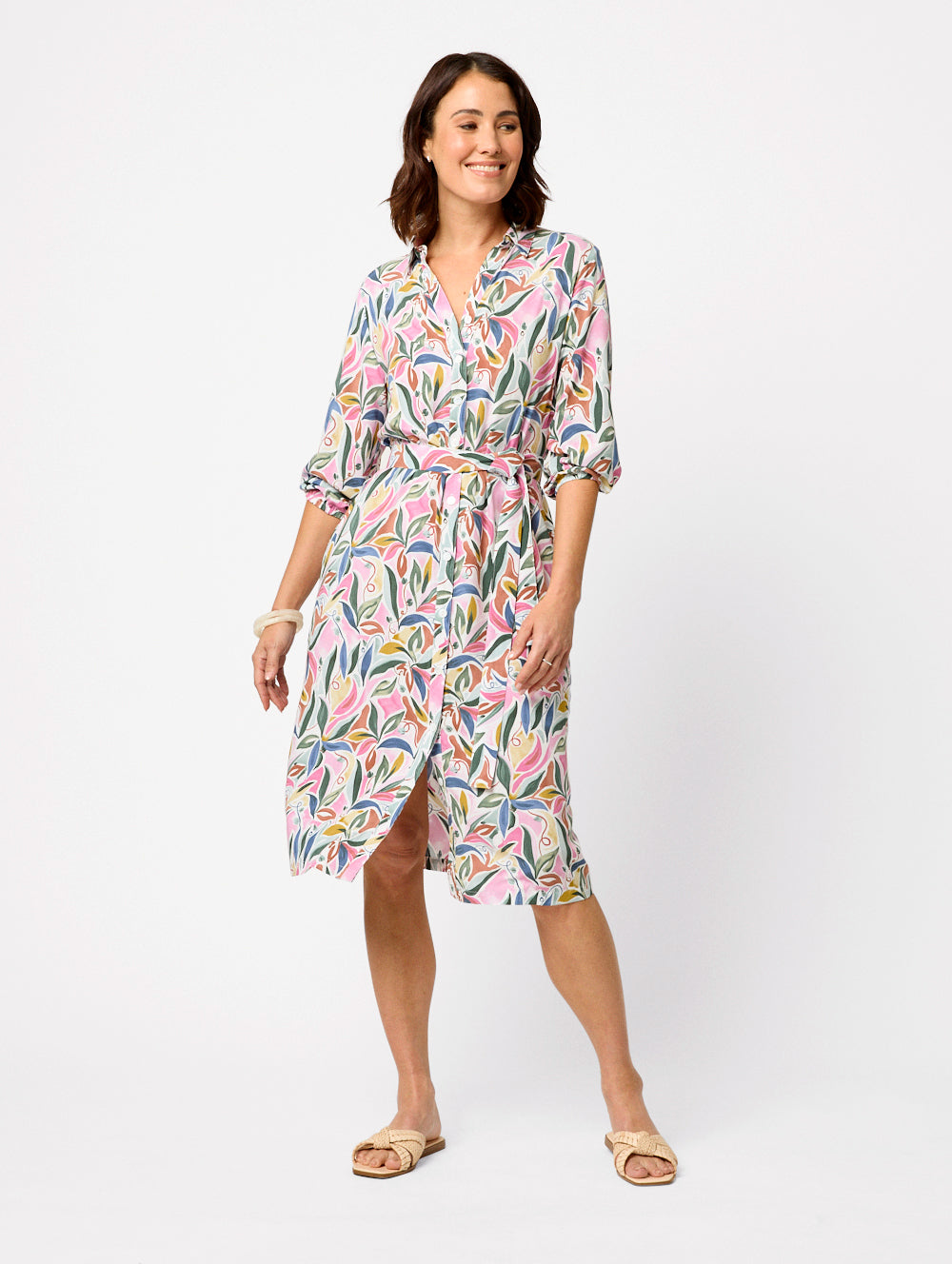 Women's Marisa 3/4 Sleeve Dress | Black Pepper