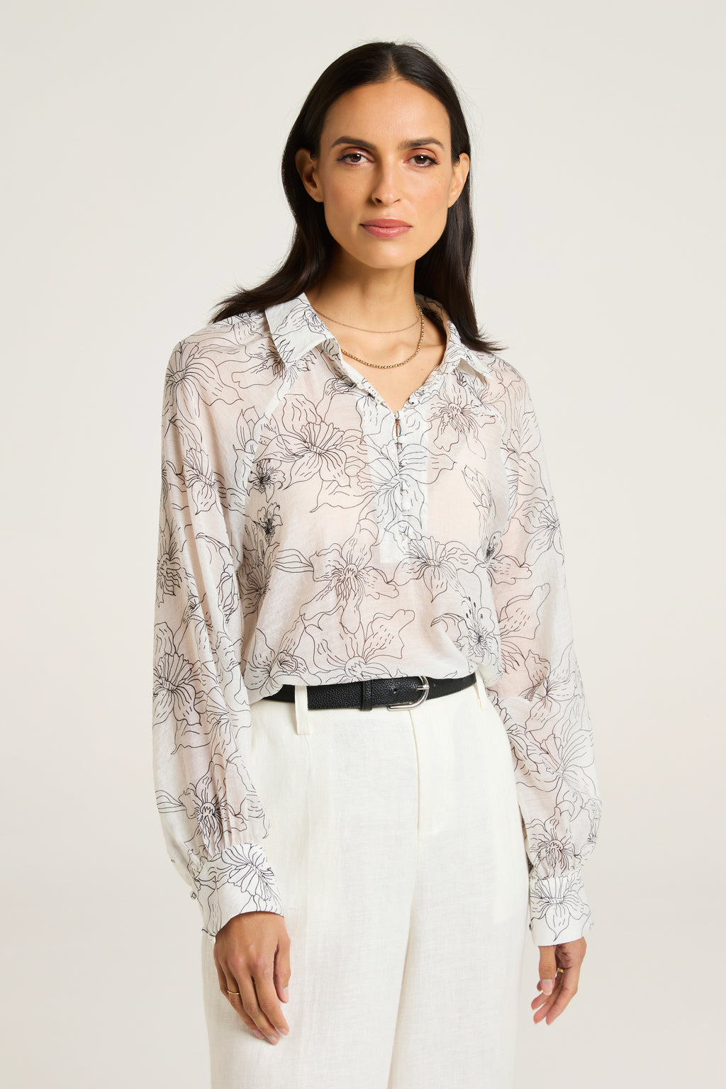 Buy Hibiscus Top | Black Pepper