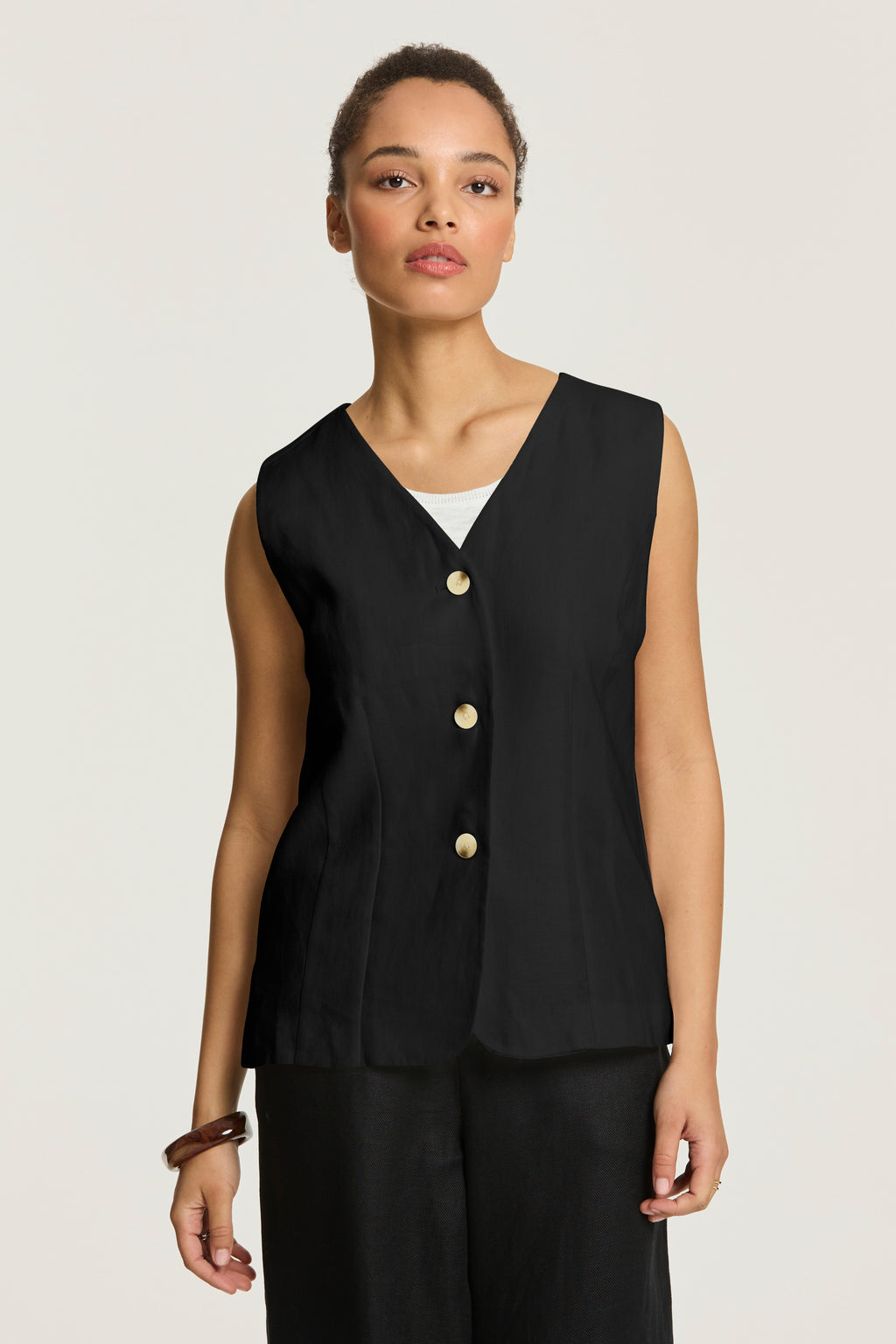 Buy Julia Vest | Black Pepper