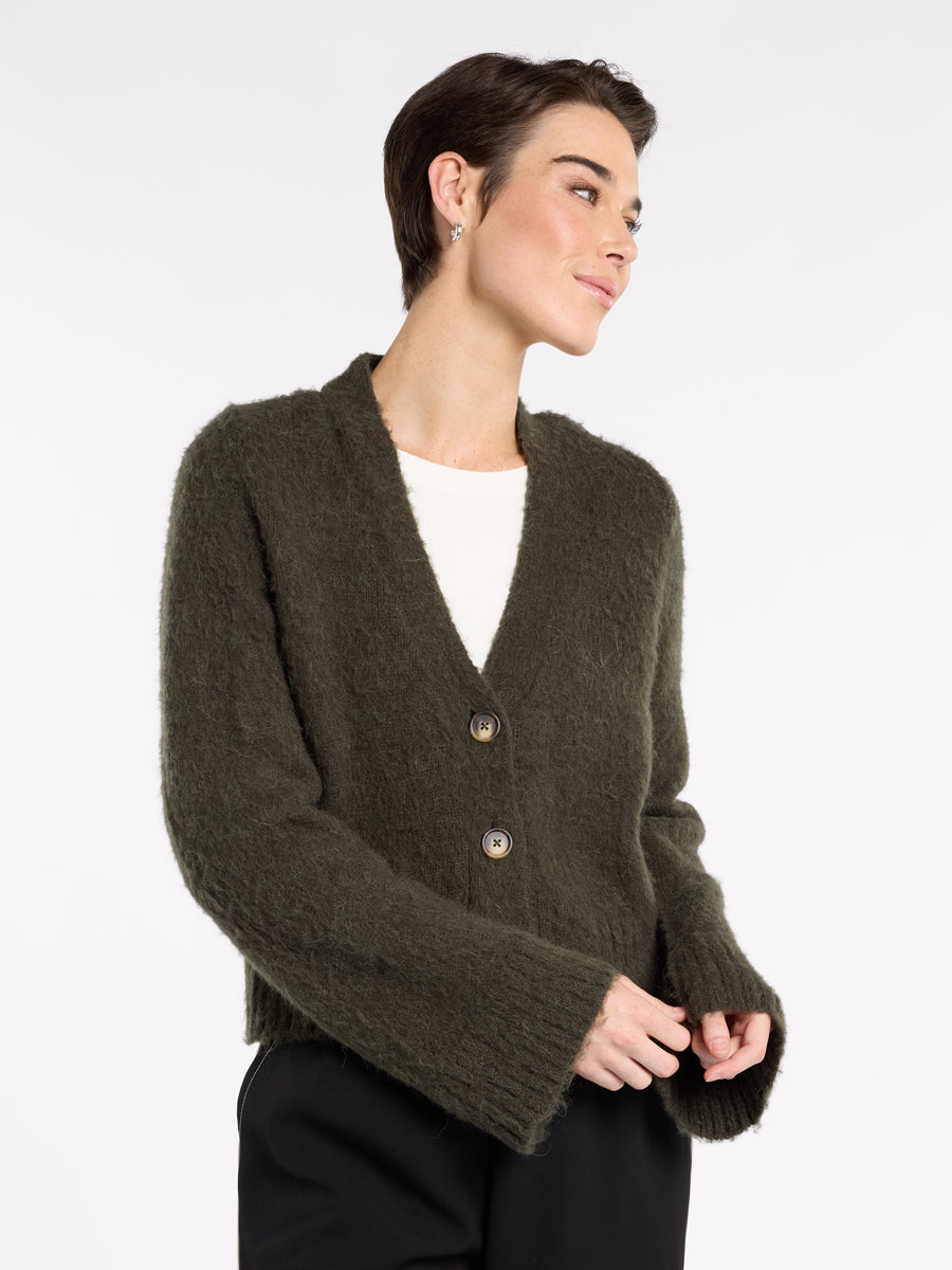 Buy Textured Knit Cardi | Black Pepper